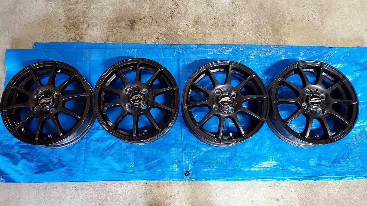 【未使用】15インチ 4H100 5.5J+40 4穴 シュナイダー スタッグ ホイール 4本 1台分セット ストロングガンメタ MID SCHNEIDER StaG MA の落札情報詳細 ...