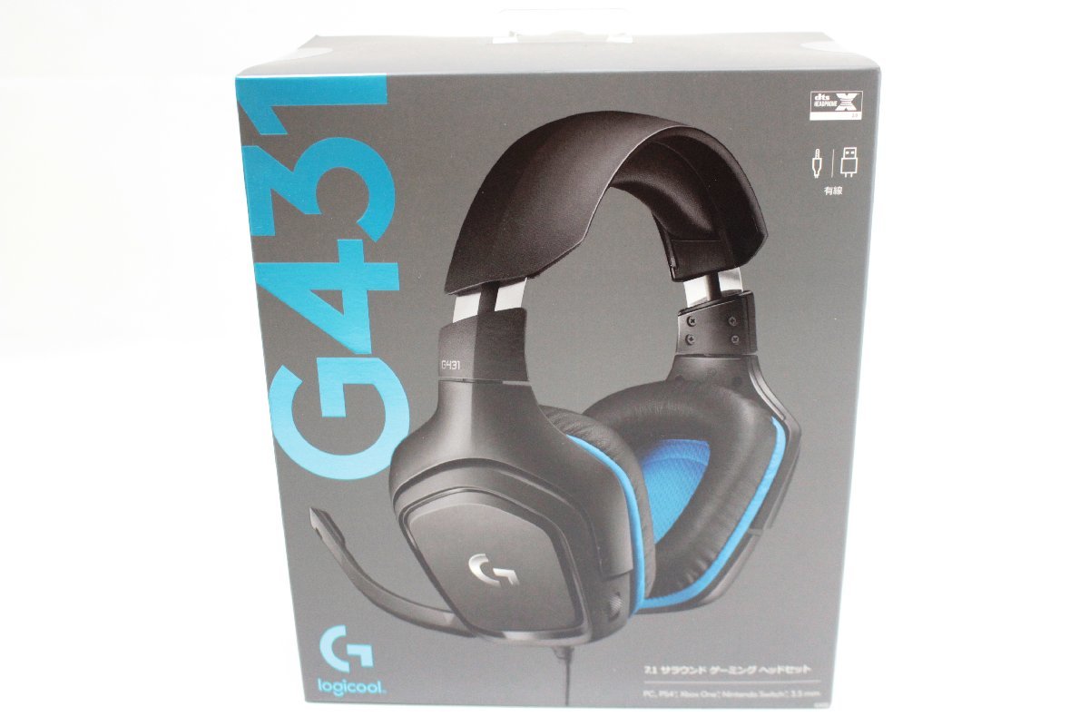 【未使用に近い】未開封 ロジクール G431 7.1 サラウンド ゲーミング ヘッドセット ∫U3841の落札情報詳細 - ヤフオク落札価格情報 オークフリー