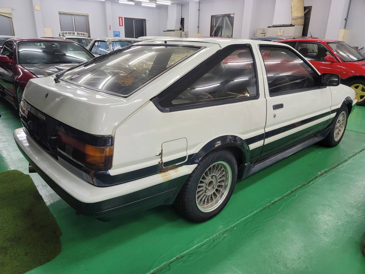 【走行距離 347,335 km】AE86 スプリンタートレノ GT－APEX 純正色＜2T7＞ハイテックツートン サンルーフ デジメタ パワステ エアコン E-AE86-FCMVFの落札情報 ...