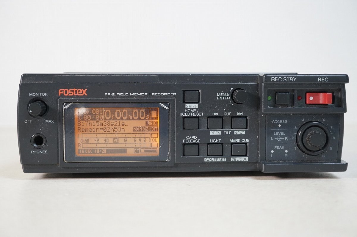 【やや傷や汚れあり】[NZ] [S133480] FOSTEX フォステクス FR-2 フィールド メモリーレコーダー の落札情報詳細 ...