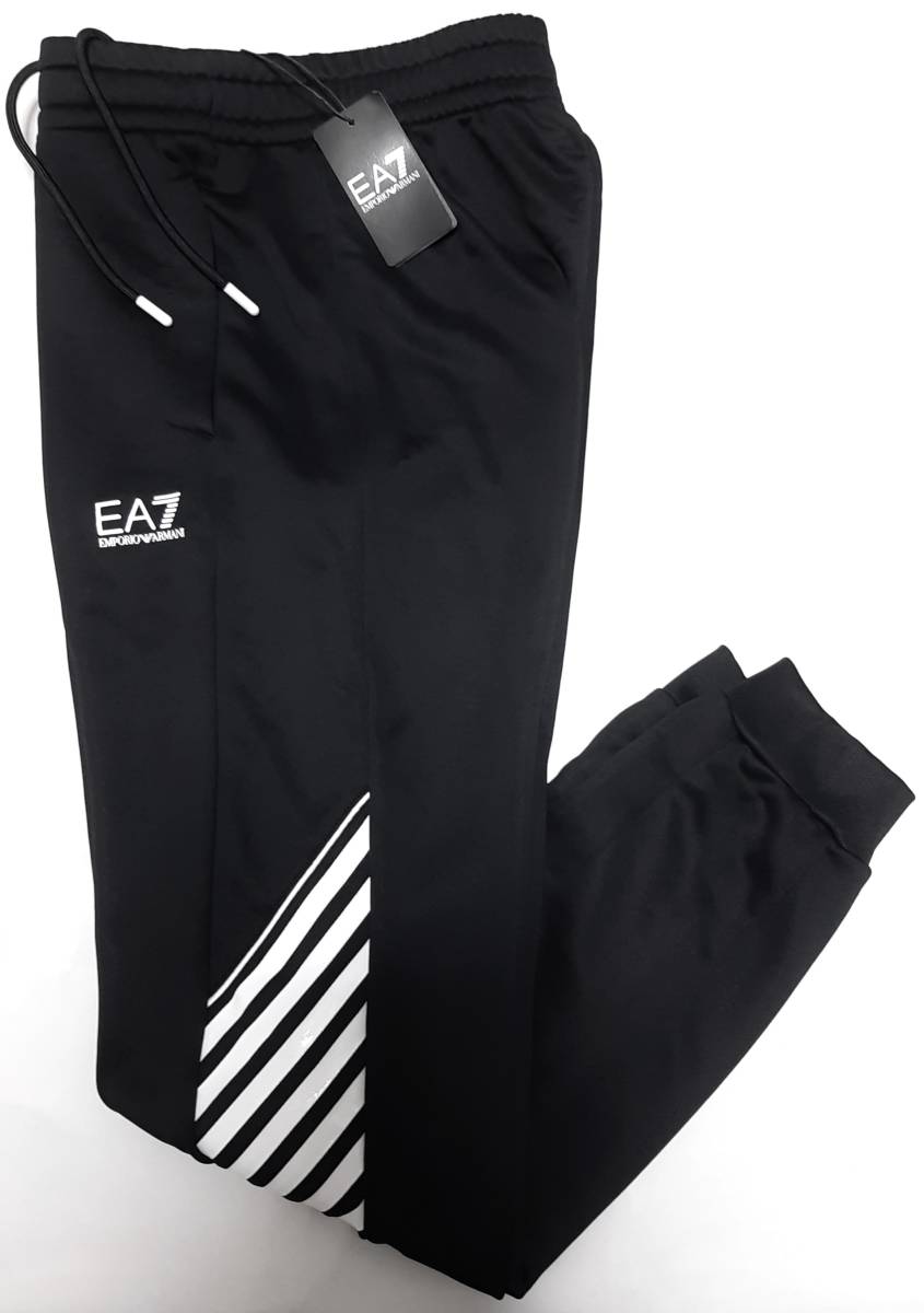【未使用】[新品] EA7/EMPORIO ARMANI バイアス・ストライプ入り【メンズ・ジャージパンツ】 2022-23年秋冬モデル サイズ：XL(52相当) 色：黒の落札情報詳細 ...