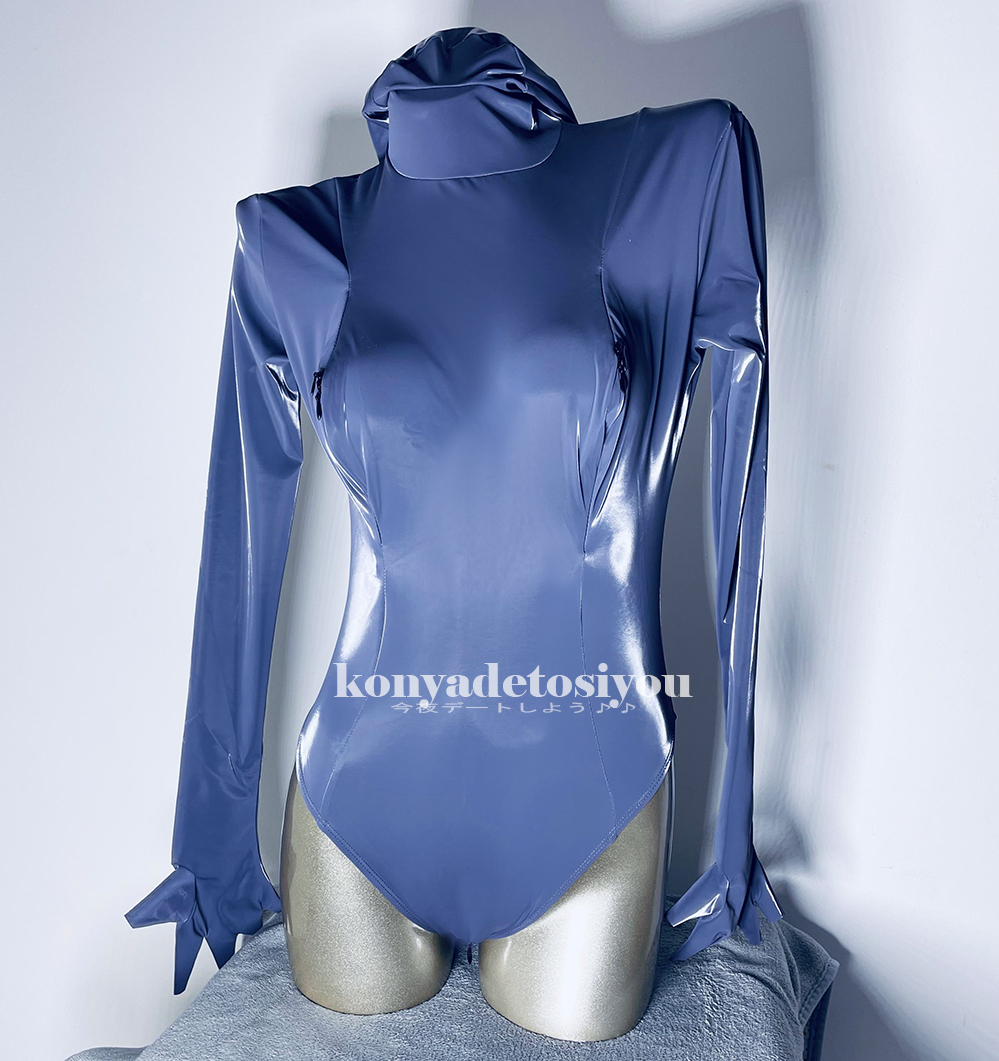 【未使用】送料210円 B25グレーEXL 超光沢 全頭 レオタード キャットスーツ 全身タイツ 女王様コスプレ レースクイーン 仮装 イベント コスチュームの落札情報詳細 - Yahoo ...