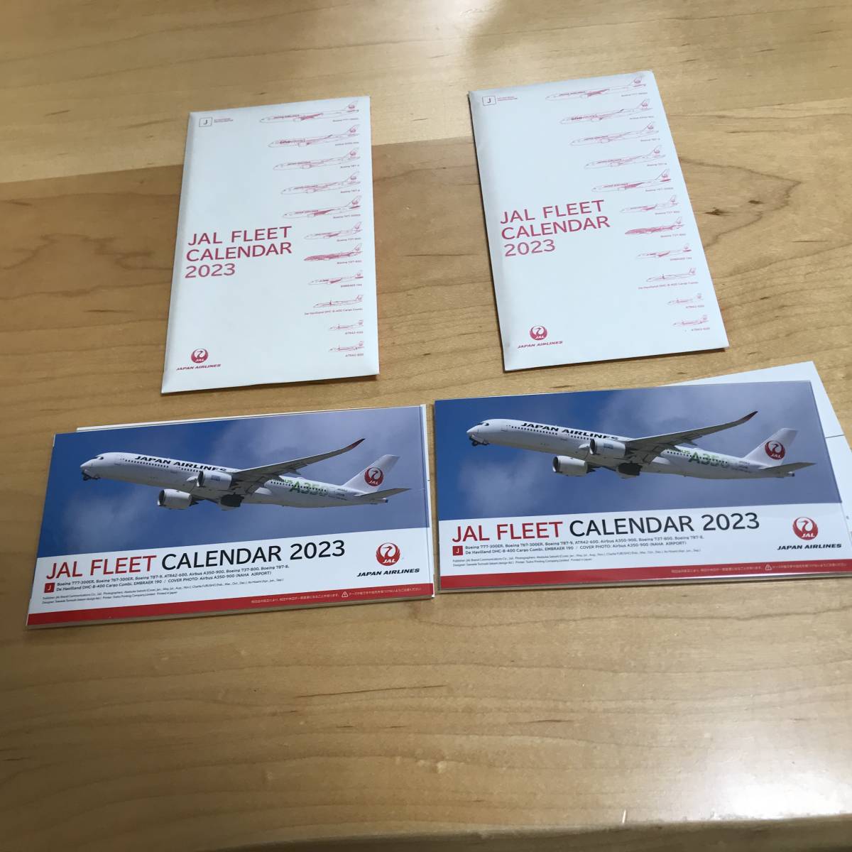 【未使用】JAL 2023年 日本航空 FLEET 卓上カレンダー2023年 の落札情報詳細 - ヤフオク落札価格情報 オークフリー
