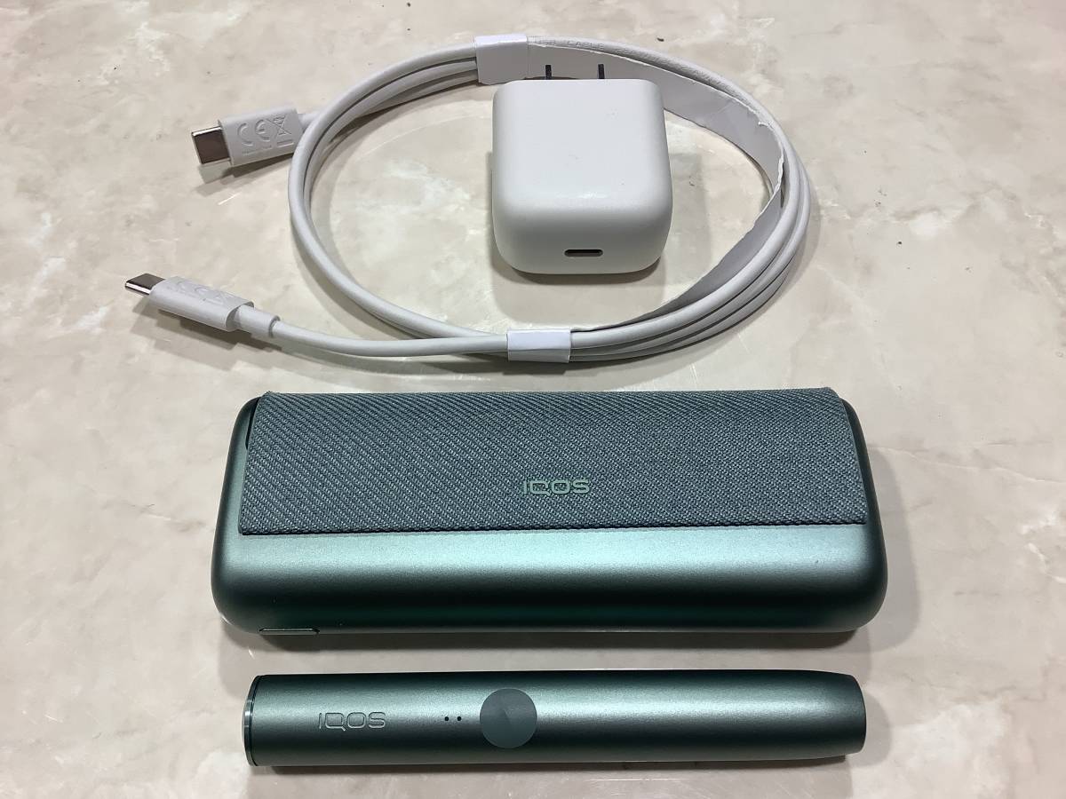 【目立った傷や汚れなし】6797 1円〜 通電確認済み アイコス イルマ プライム ジェイドグリーン ポケットチャージャー C1502/ホルダー C1402 の落札情報詳細| ヤフオク落札価格 ...