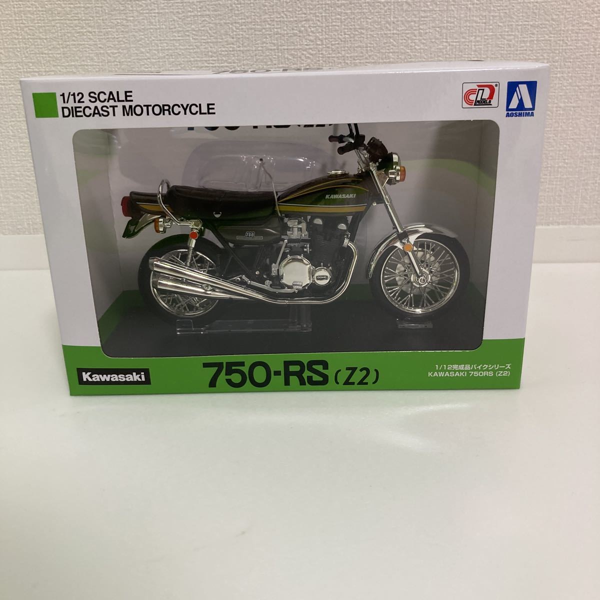 【未使用に近い】KAWASAKI カワサキ 750RS イエロー タイガー 1/12 スカイネット アオシマ Z2 Z1 の落札情報詳細| ヤフオク落札価格情報 オークフリー
