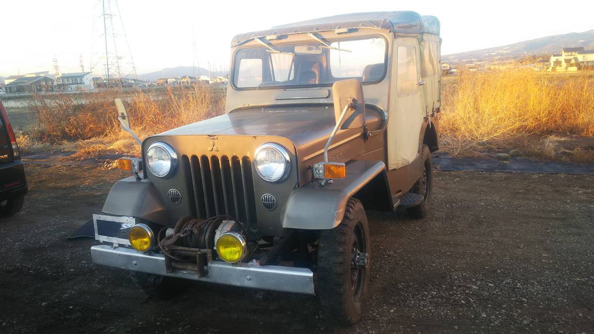 【走行距離 ？km】三菱 ジープ J54 実働 PTOウインチの落札情報詳細 - ヤフオク落札価格検索 オークフリー