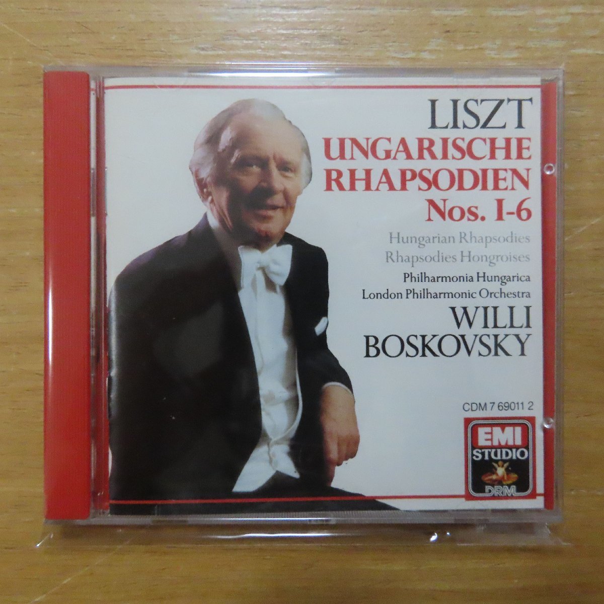 【やや傷や汚れあり】077776901121;【英EMI/CD】Boskovsky / Liszt:6 Hungarian ...