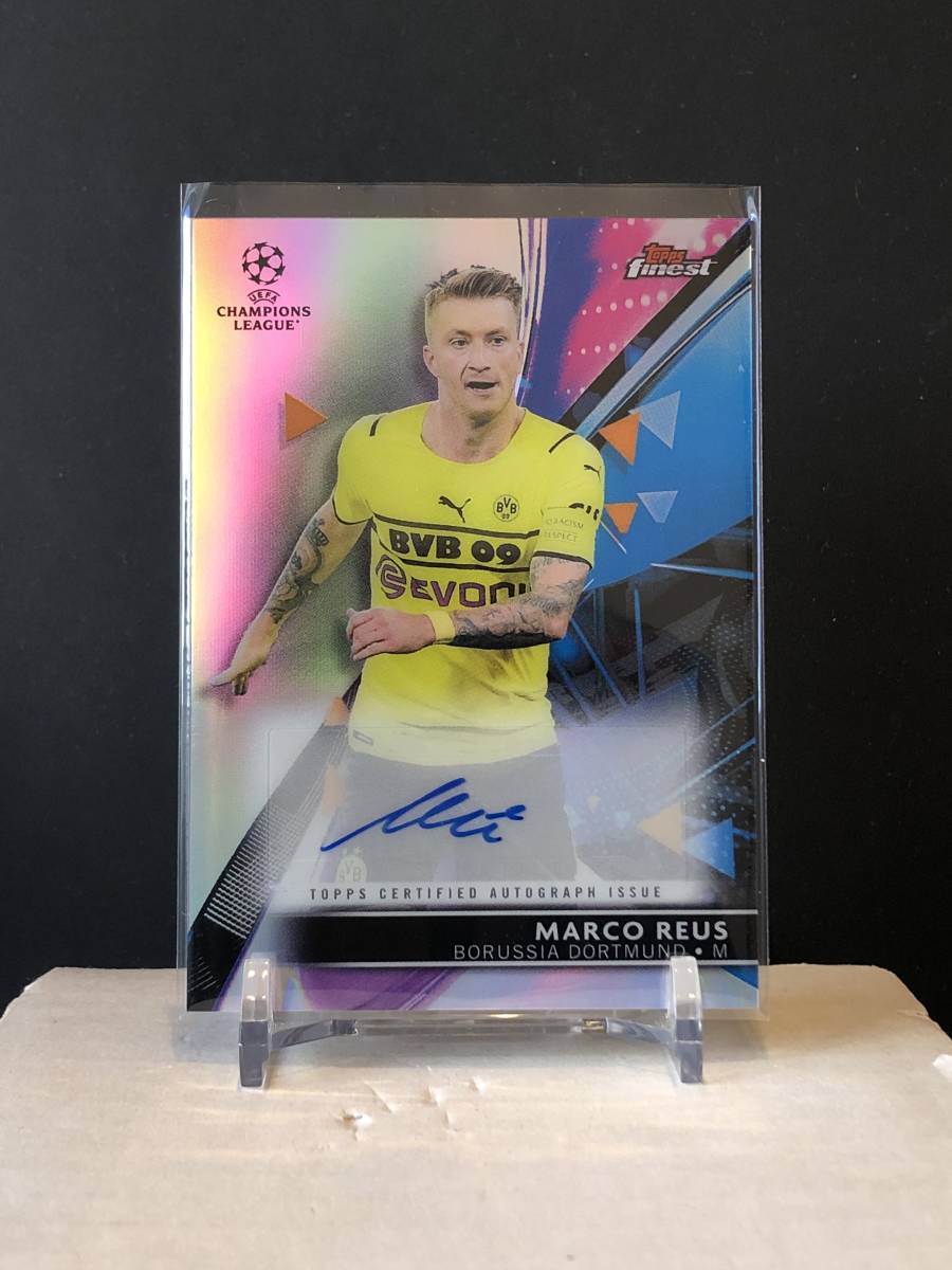 【未使用】MARCO REUS (DORTMUND) 2021-22 TOPPS FINEST UEFA CHAMPIONS LEAGUE ...