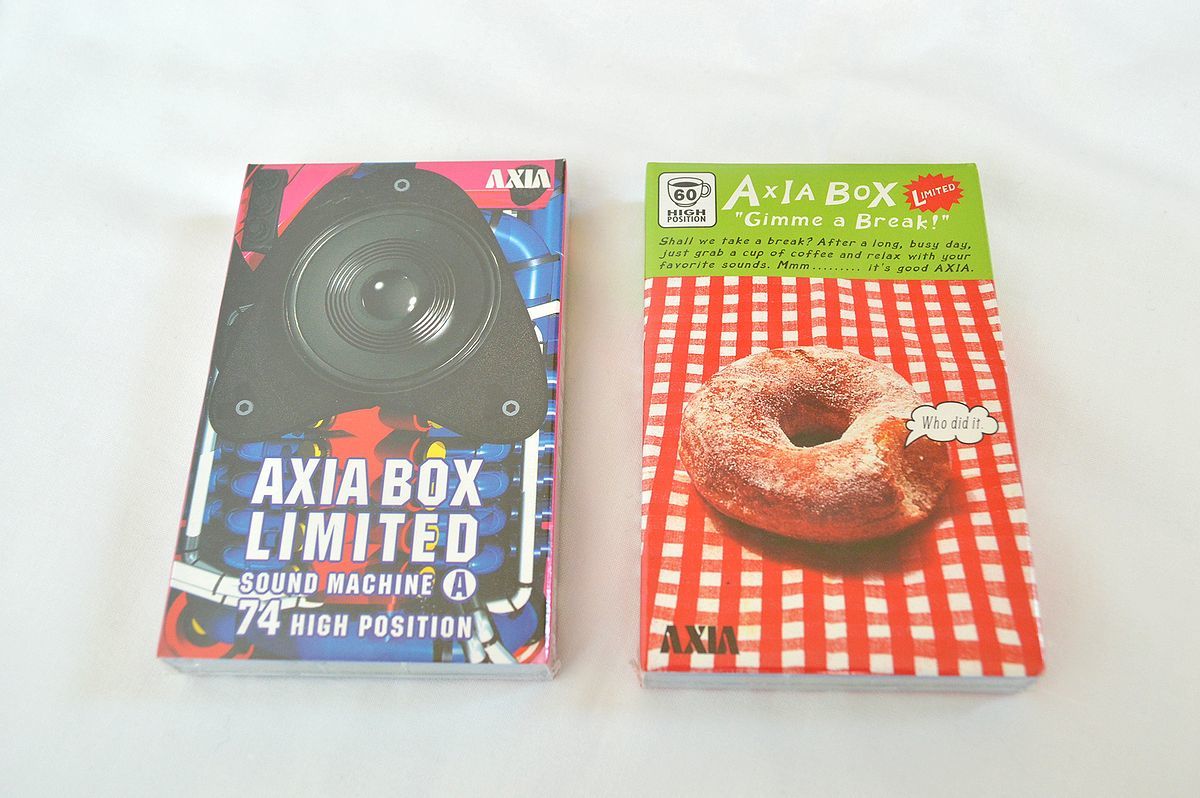 【未使用】レア！ 限定デザイン AXIA BOX LIMITEDモデル 2本 ハイポジションカセットテープ 74分の落札情報詳細 - ヤフオク ...