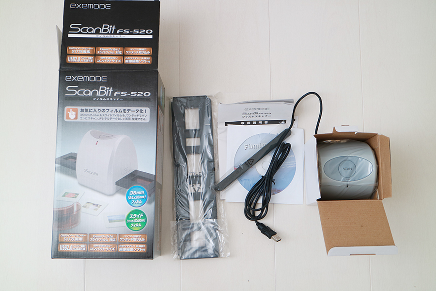 【傷や汚れあり】EXEMODE フィルムスキャナー ScanBit FS-520の落札情報詳細 - Yahoo!オークション落札価格検索 オークフリー