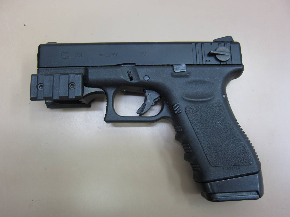 【全体的に状態が悪い】K076[FT/06](ガスガン) ジャンク品 KSC グロック 23 ガスガン/アンダーマウント付属 1/4出品の落札 ...