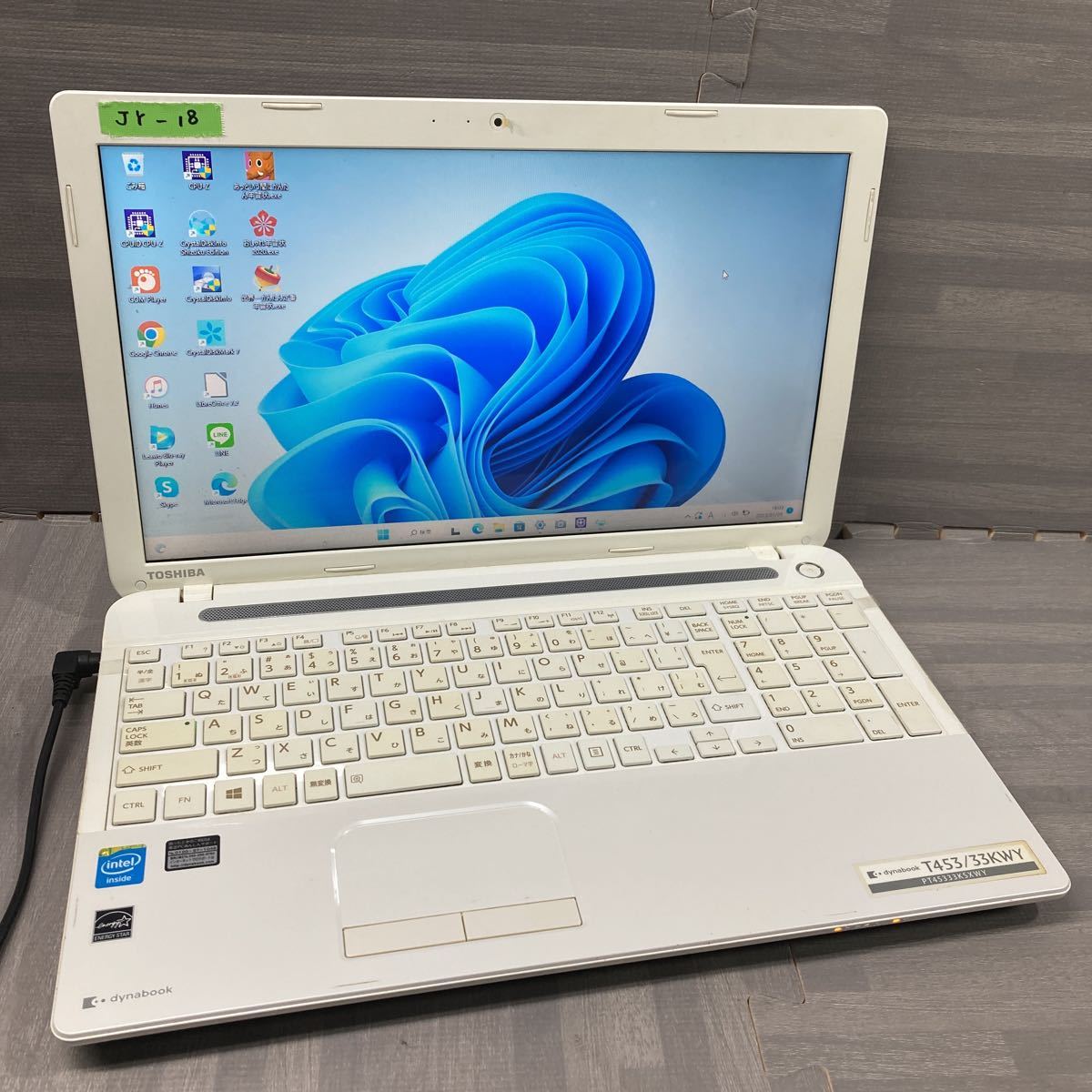 【傷や汚れあり】売り切り JY-18 ノートPC TOSHIBA dynabook T453/33KWY Celeron メモリ4GB HDD320GB WEBカメラ搭載 Windows11 ...