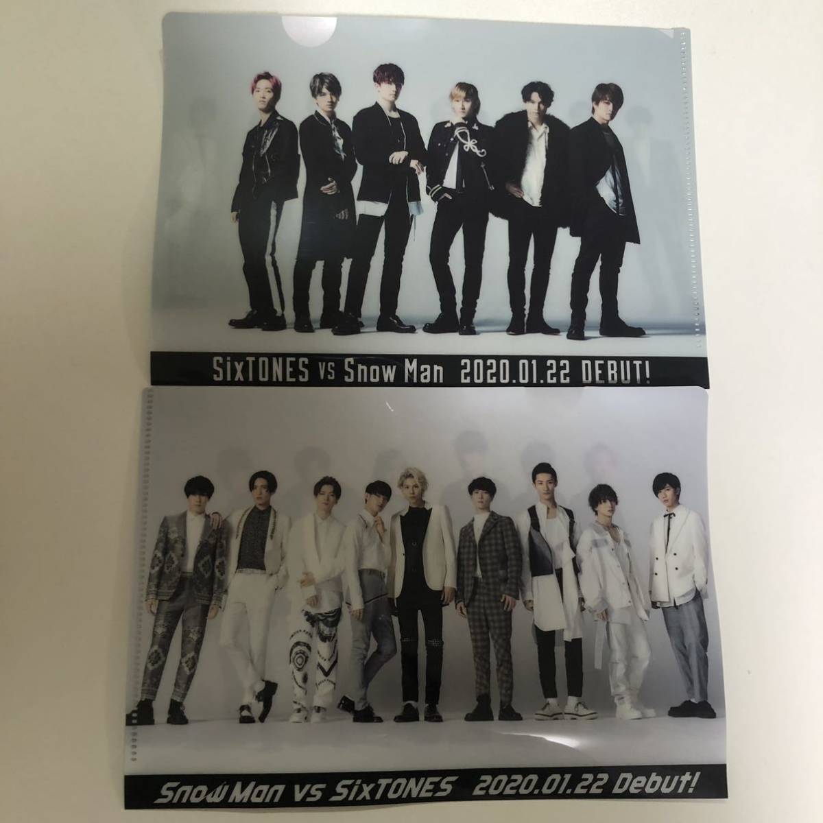 【未使用に近い】snowman Sixtones デビューシングル Cd購入特典 A5クリアファイル 個数9 追加可 Imitation