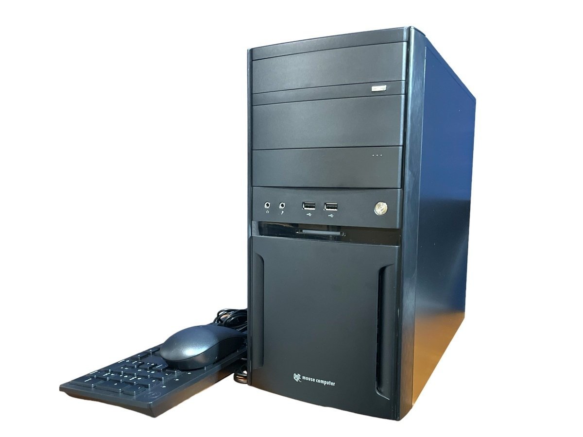 【やや傷や汚れあり】mouse デスクトップPC LUV MACHINES LM-AR350B-EX AMD A6-7400K Radeon ...