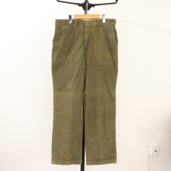 【傷や汚れあり】t584 80sビンテージ LLBEAN エルエルビーン コーデュロイパンツ USA製 1980年代製 表記34インチ オリーブ グリーン アメカジ 無地 コーズの落札情報詳細 ...