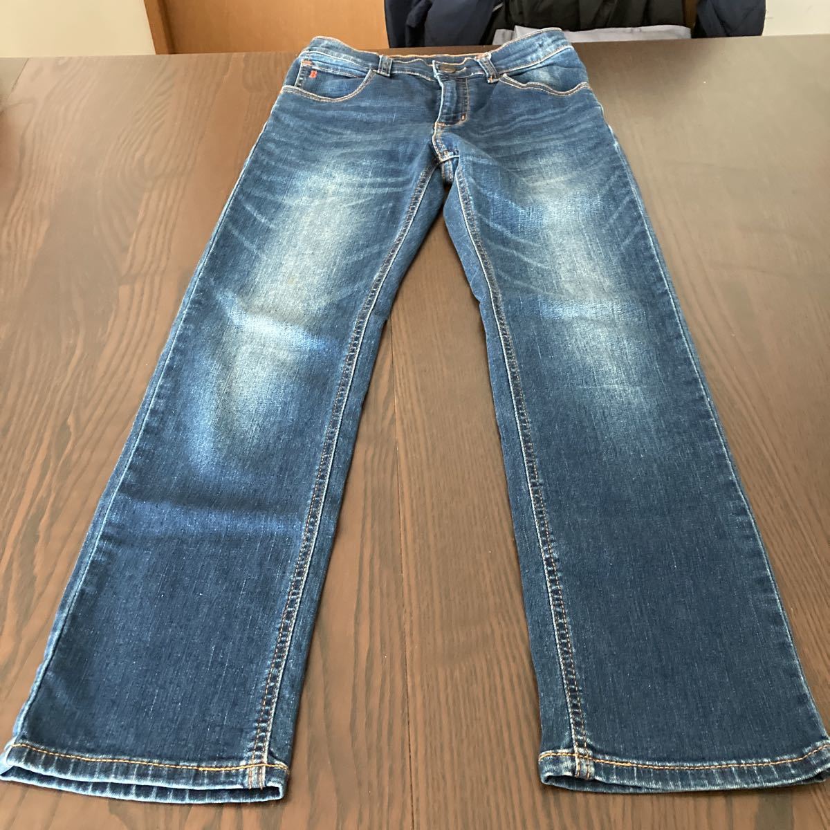 【目立った傷や汚れなし】中古 EDWIN エドウィン キッズ デニムパンツ 503 サイズ140㎝ ブルー ストレッチパンツの落札情報詳細 - ヤフオク落札価格検索 オークフリー