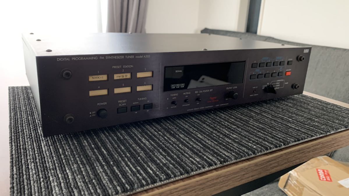 【やや傷や汚れあり】ラックスキット model A503 FMチューナー/プログラムタイマー LUXKITの落札情報詳細 - ヤフオク落札価格 ...
