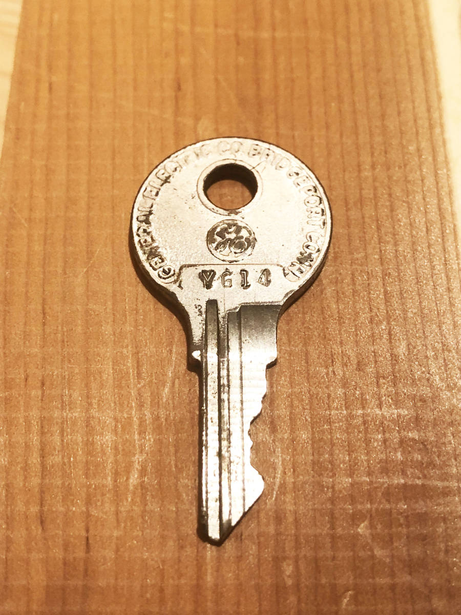 【全体的に状態が悪い】USED KEY GE ゼネラルエレクトリック Y614 鍵 ユーズドキー (アンティーク ヴィンテージ レトロ)の落札 ...
