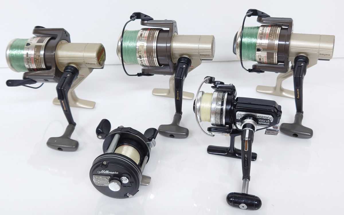 【全体的に状態が悪い】DAIWA LONG SPRINTER Sportline ST-5000 含む スピニングリール まとめ セット ...