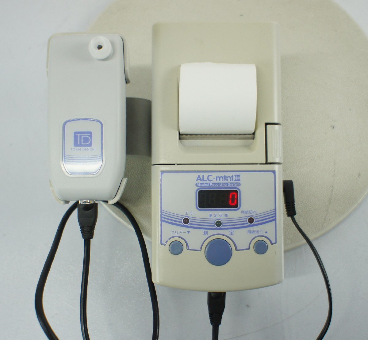 【やや傷や汚れあり】訳あり 通電確認のみ プリント機能付き 東海電子 ALC-mini3 アルコール測定器 miniIII チェッカー 検出 ...