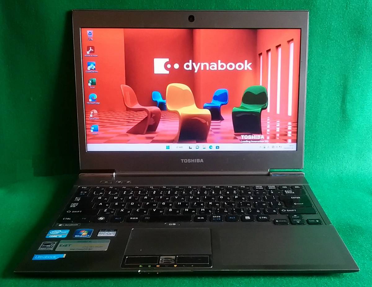 【傷や汚れあり】【新品SSD128GB、Webカメラ、MS Office-365】東芝 dynabook R631、Windows 11、Core i5、メモリ4GB、無線LAN、SD ...