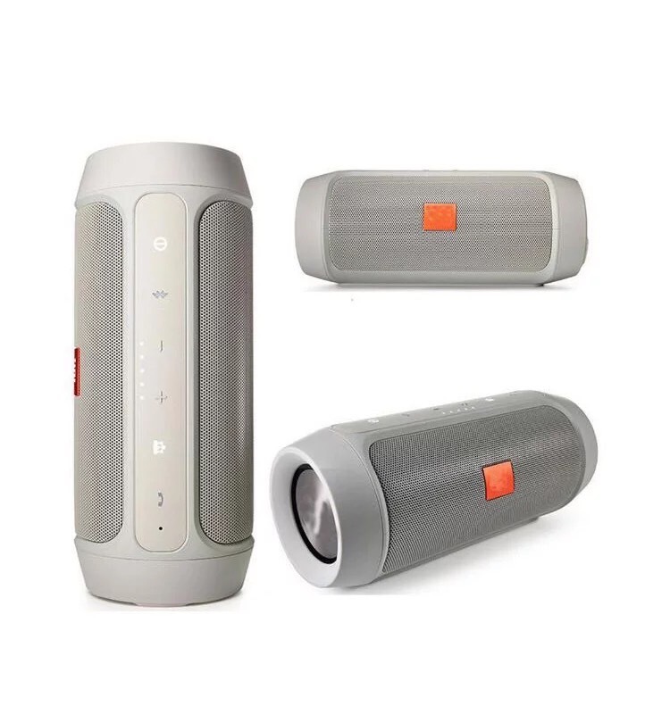 【未使用】1円～最新型 ワイヤレス スピーカー CHARGE2+ 灰 防水 IPX5 高性能 重低音 アウトドア キャンプ ANKER ...