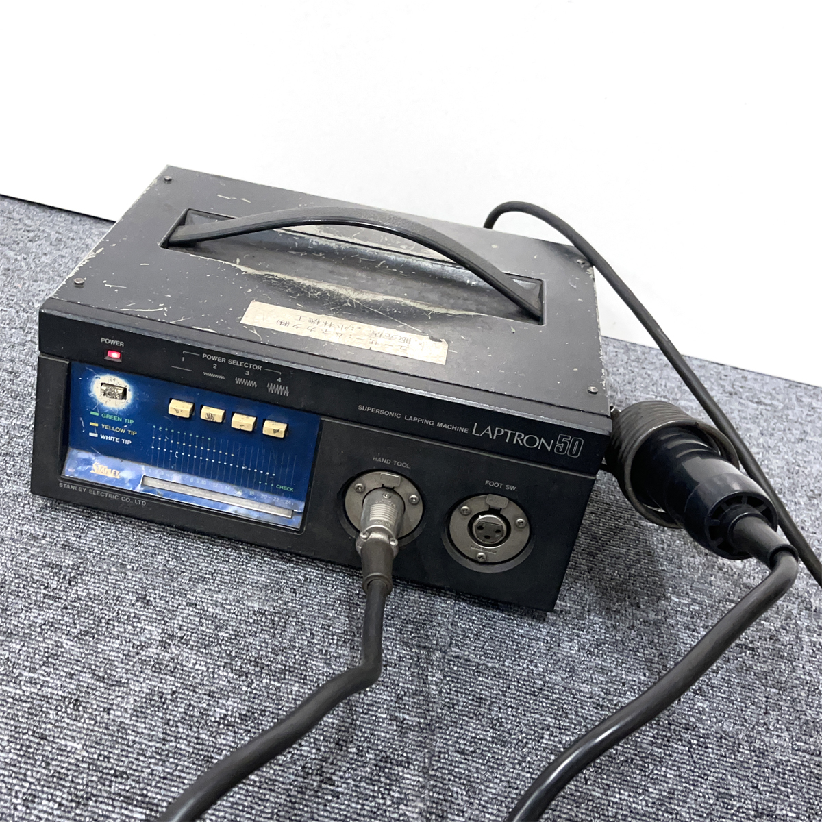 【傷や汚れあり】STANLEY LAPTRON50 超音波研磨装置 スタンレー ラプトロン 三和商工 超音波 研磨 装置 金型研磨 超音波研磨 ...