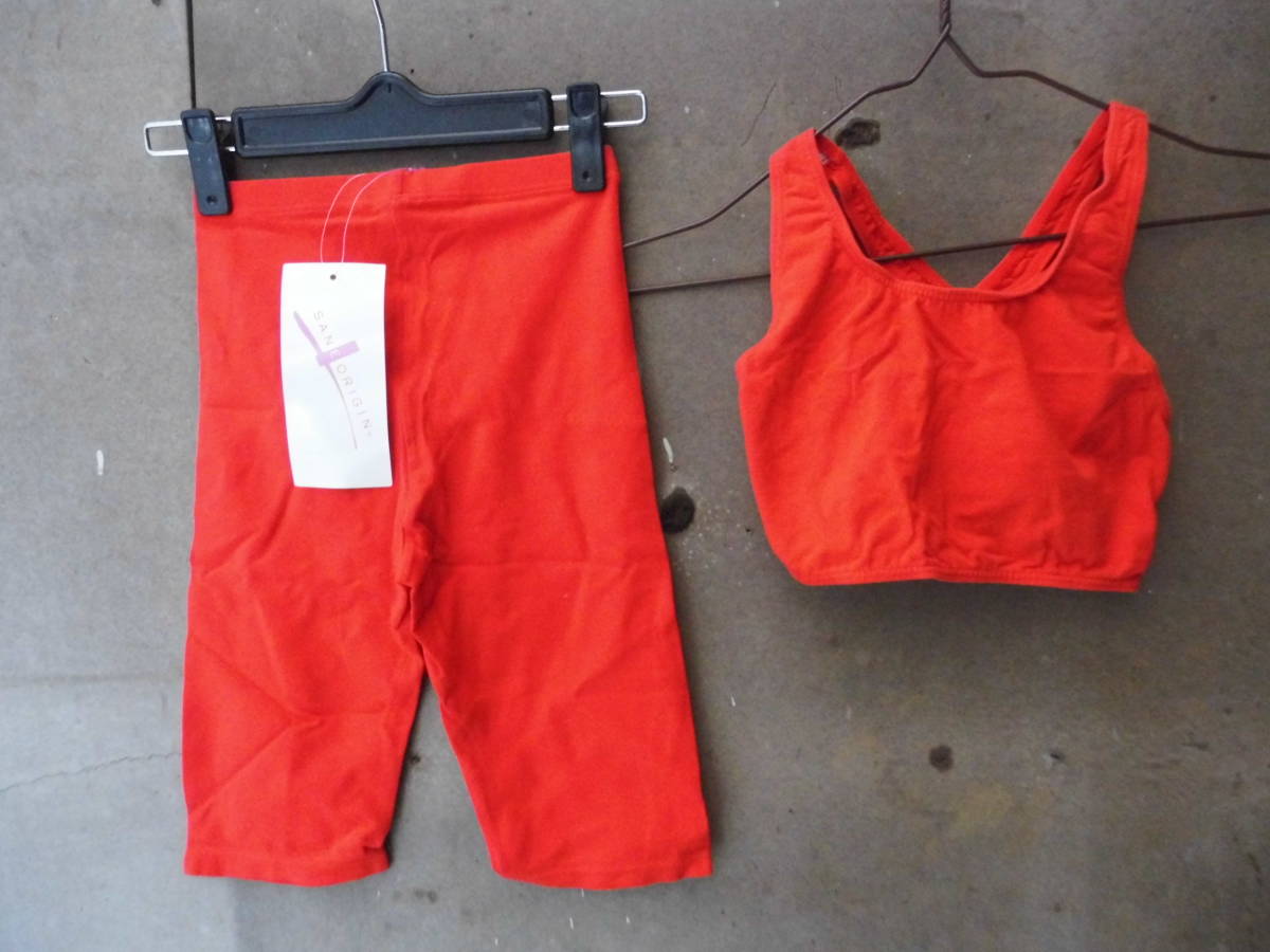 【未使用】②未使用新品タグ付 SANEORIGIN スパッツ 国内の9M と BODY ART TOPトップ ブラ 国内の9Mぐらい 新体操 ...