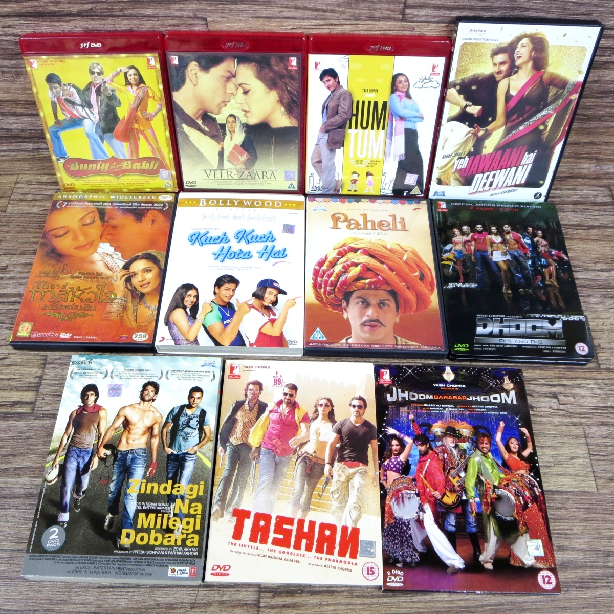 【やや傷や汚れあり】 インド映画 輸入版DVD まとめてセット ボリウッド/Paheli/Tashan/YEH JAWAANI HAI ...