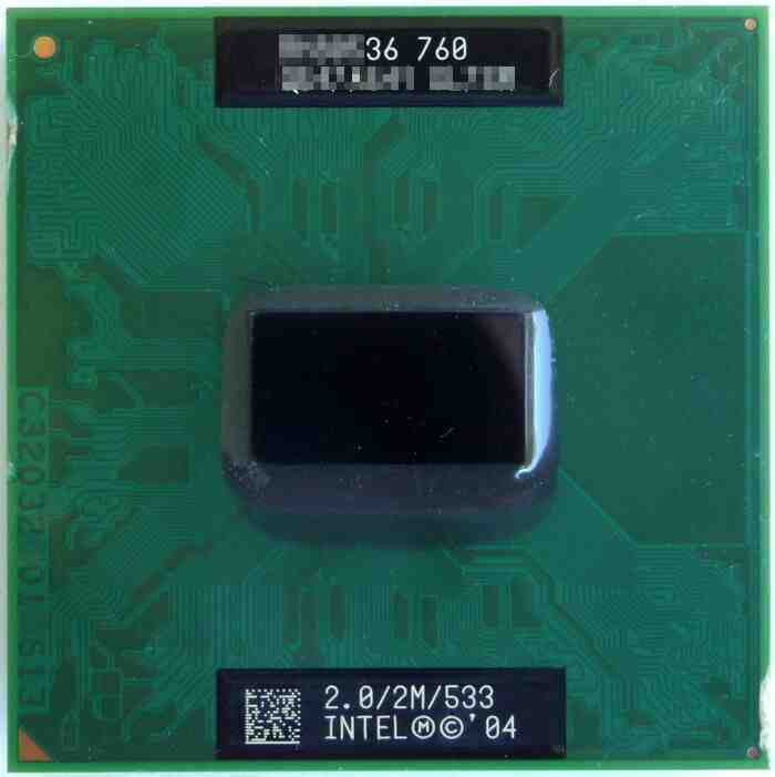 【目立った傷や汚れなし】☆彡 Intel Pentium M 760 中古品 (2M Cache/2.00GHz/533MHz FSB) ☆彡 ...