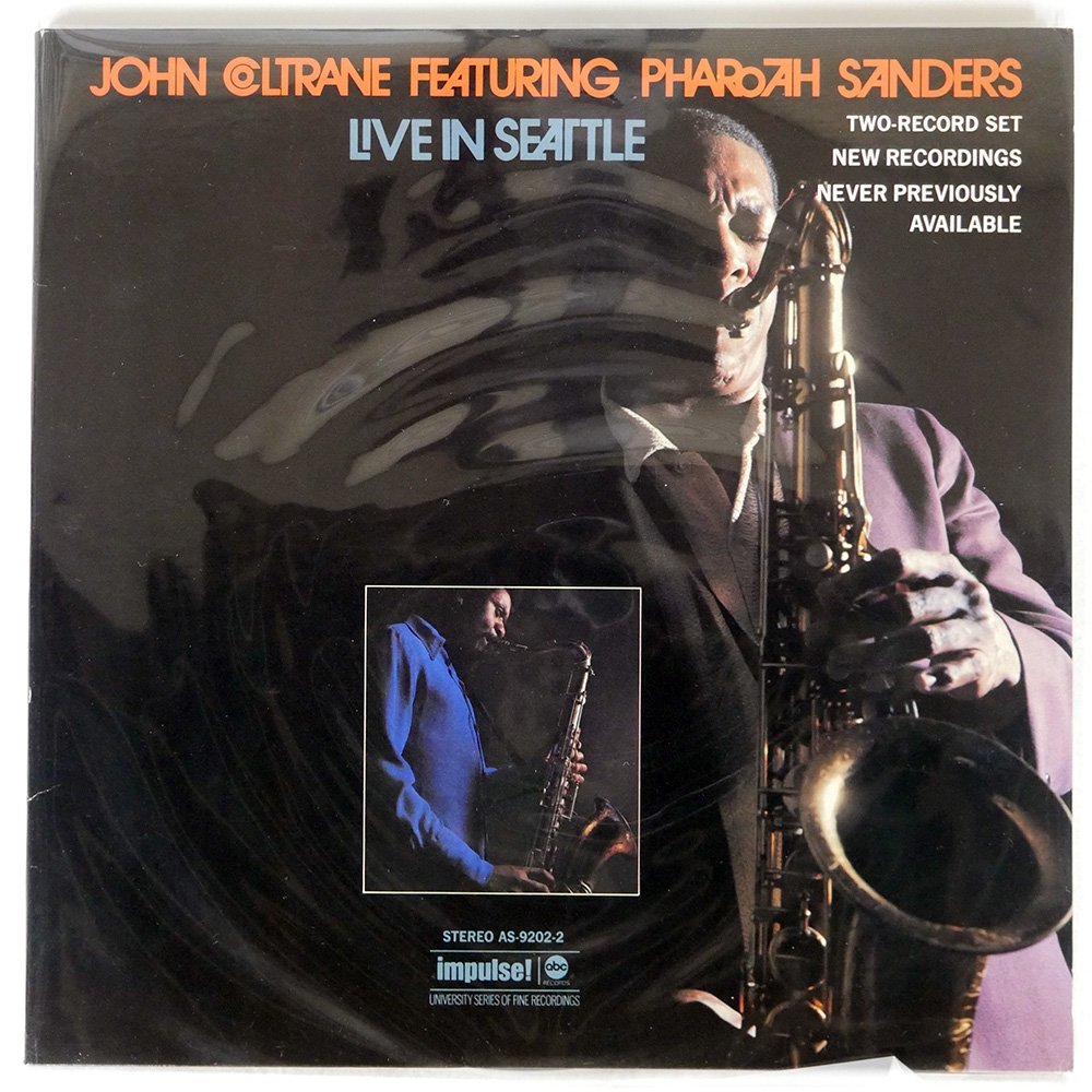 【やや傷や汚れあり】米 JOHN COLTRANE, PHAROAH SANDERS/LIVE IN SEATTLE/ABC IMPULSE ...