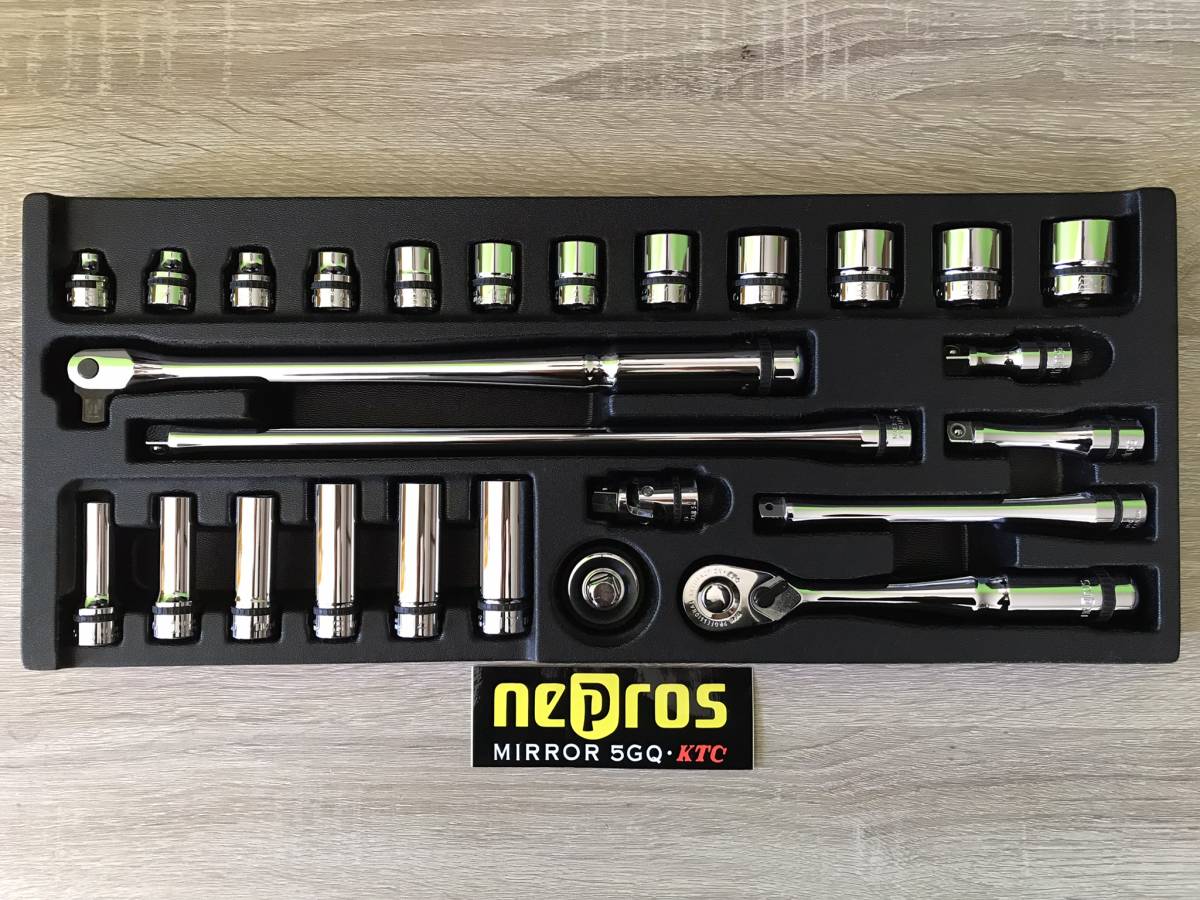 【未使用】【AH-6959】★送料無料★ 新品未使用品 KTC nepros ネプロス 9.5sq.ソケットレンチセット（六角）[26点] NTB3X26AZの落札情報詳細 - ヤフオク落札 ...