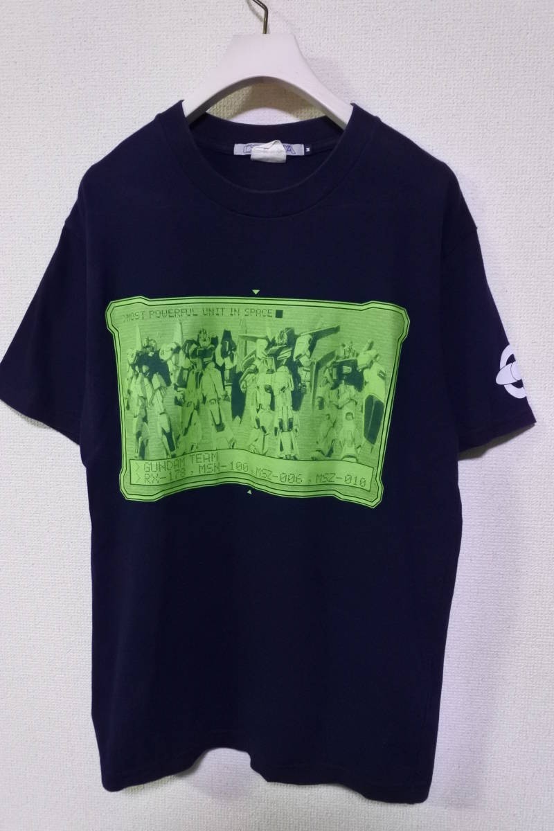 【やや傷や汚れあり】00's GUNDAM ZZ RX-178 MSN-100 MSZ-006 MSZ-010 COSPA Tee size M 機動戦士ガンダムZZ コスパ Tシャツ ...