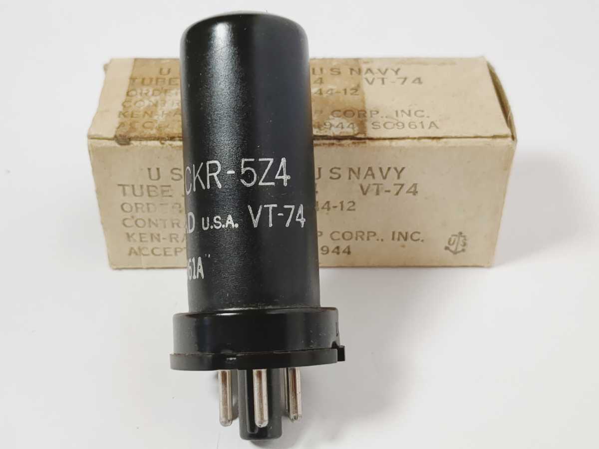 【未使用】14354 KEN-RAD JAN‐CKR-5Z4 VT-74 未使用 1944年10月製造 海軍 真空管の落札情報詳細 ...
