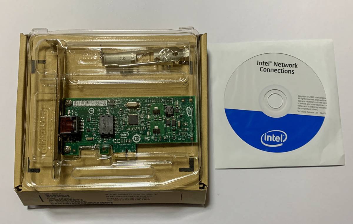 【未使用に近い】【送料無料】未使用品 Intel Gigabit CT Desktop Adapter 有線LANカード PCIe x1の落札 ...