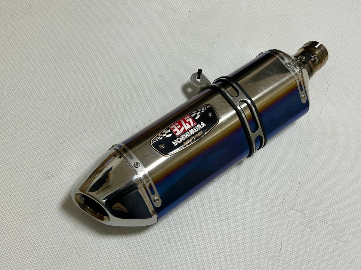 【目立った傷や汚れなし】希少 絶版 ヨシムラ YOSHIMURA Z1 Z2 手曲チタンサイクロンのサイレンサー ヨシムラ品番139-291 ...