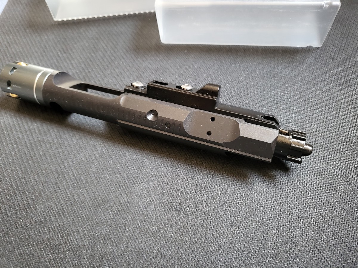 【未使用に近い】T8 製 SLR Premium ボルトキャリア タイプ MWS 用 スチールボルト M4 BCM PTW GEISSELE WA トレポン NOVESKE GHK BAD ...