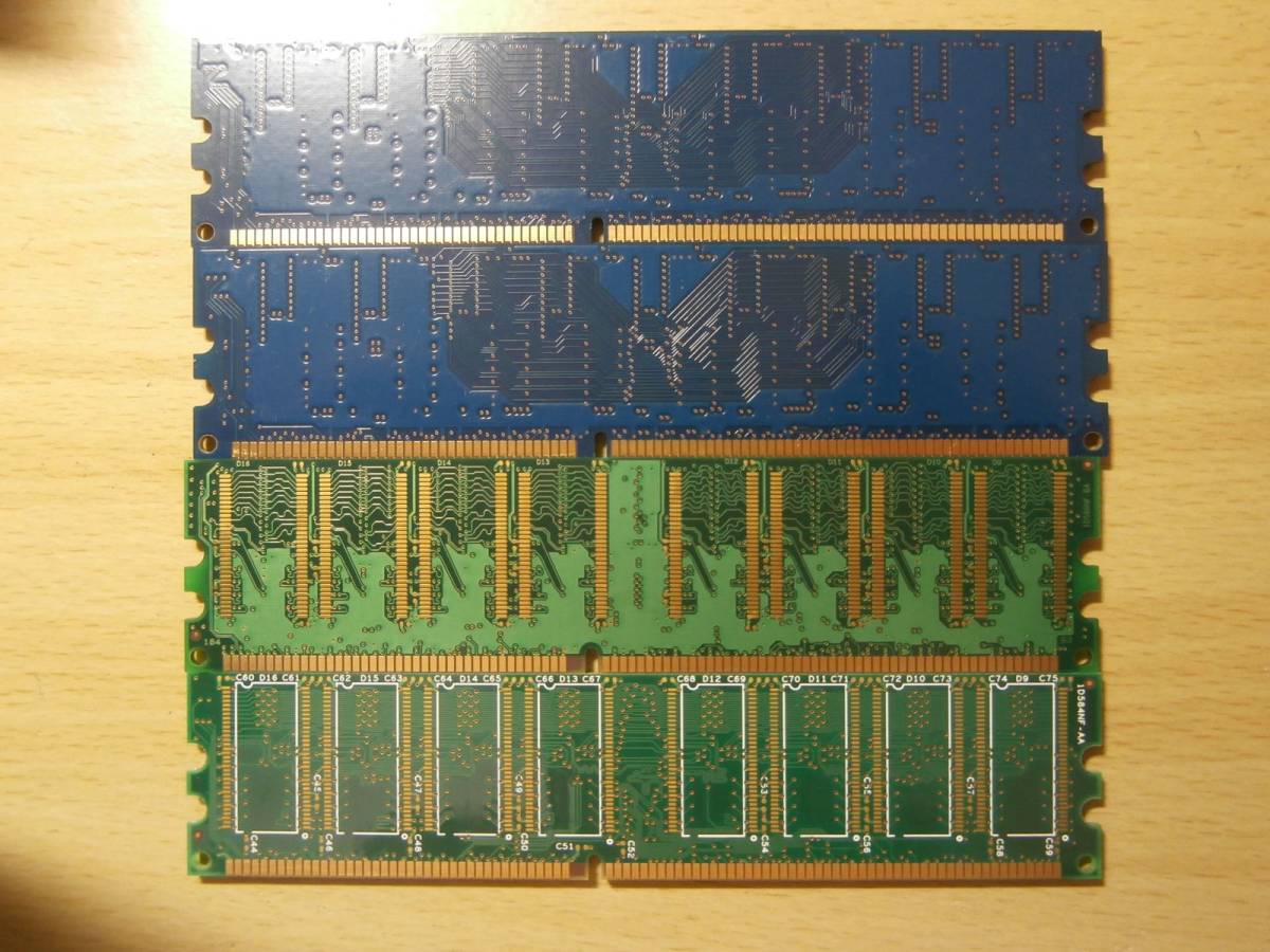 【傷や汚れあり】DDR333 PC2700 184Pin 512MB×4枚セット hynix×3、ELPIDA×1 デスクトップ用メモリの落札 ...