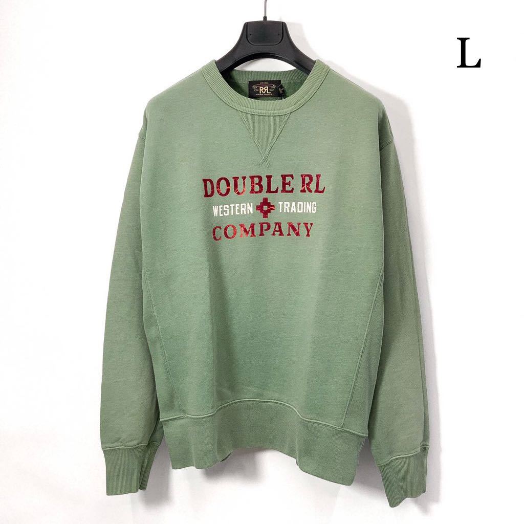 【未使用】22FW 新品 DOUBLE RL RRLダブルアールエル ラルフローレン ロゴ フレンチ テリー スウェットシャツ トレーナー ...