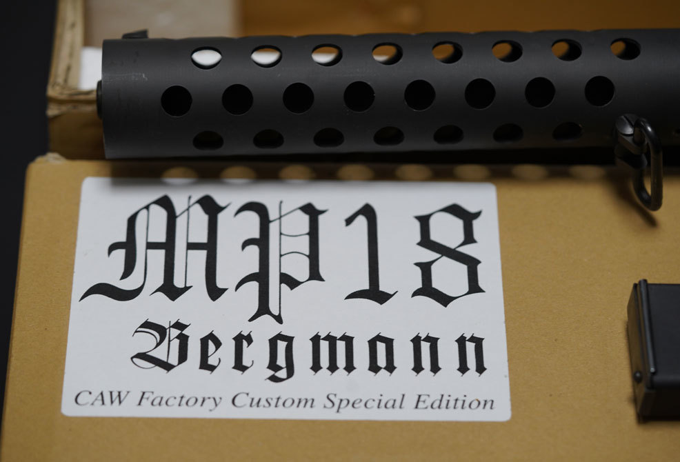 【やや傷や汚れあり】CAW Bergmann MP18 SMG カスタム 限定 スペシャル エディション 希少 発売時より約20年経過の落札 ...