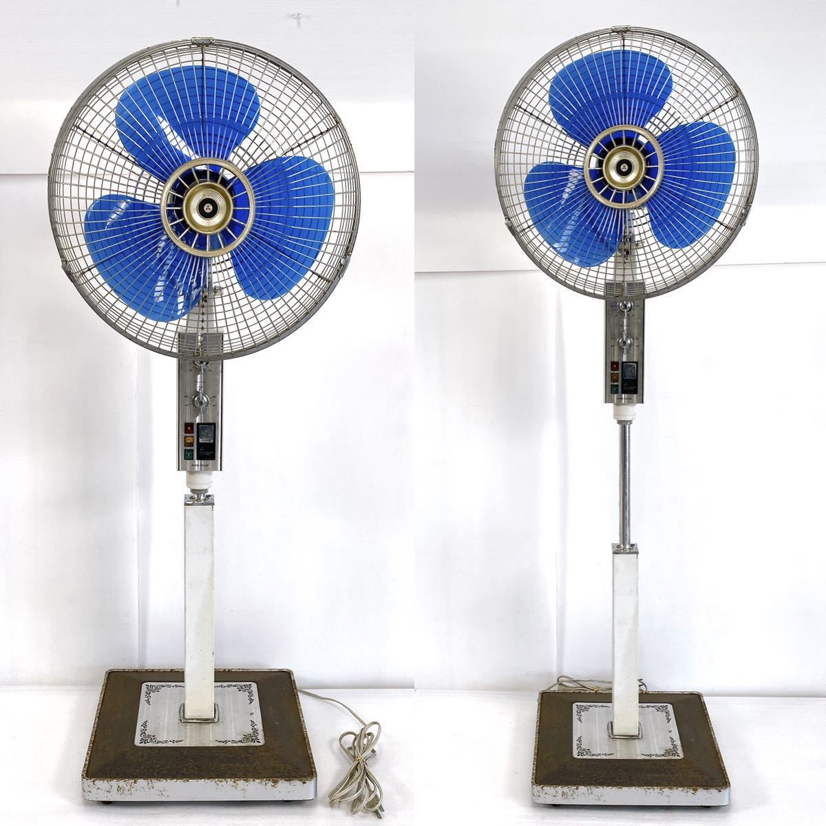 【傷や汚れあり】★昭和レトロ/ビンテージ★MITSUBISHI 三菱電機 扇風機 R35-SN2 35㎝ 3枚羽根 大型レトロ扇風機 レトロ家電 当時物【ジャンク】の落札情報詳細 ...
