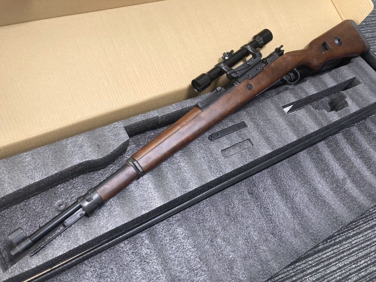 【未使用】Mauser Karabiner 98 Kurz/Kar98k ボルトアクションライフル リアルウッド ＋ ZF39タイプ スコープ ...
