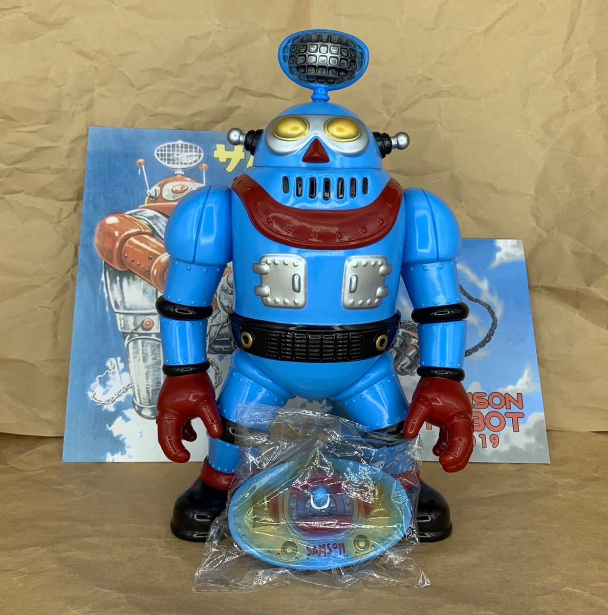 【目立った傷や汚れなし】ZHENGZHENGMONSTER SAMSON ROBOT ブルー ZHENG ZHENG monster サムソン ...