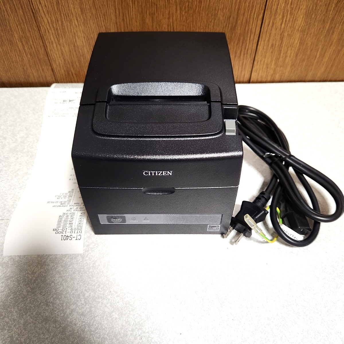 【目立った傷や汚れなし】使用浅め CITIZEN シチズン レシートプリンター CT-S401 TZ30-M01 80s23-1281-7の ...