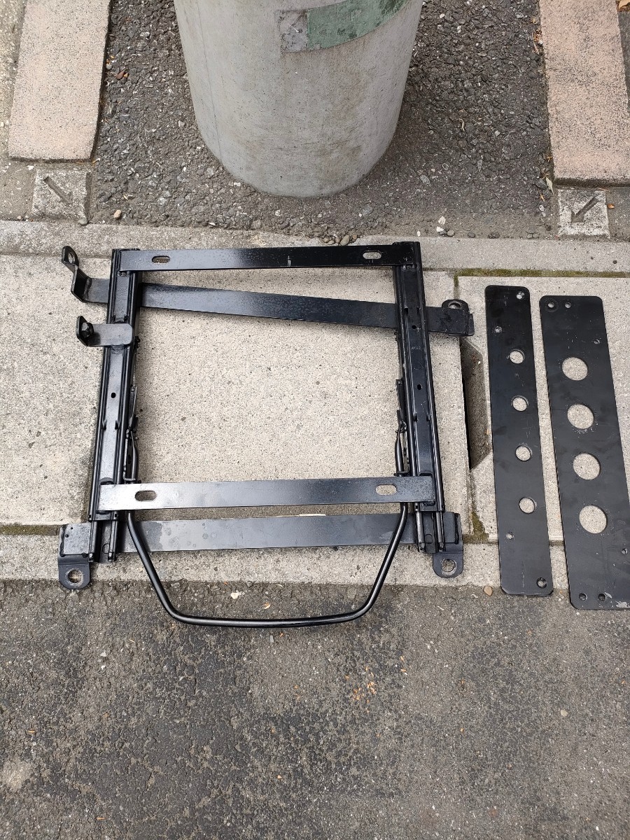 【傷や汚れあり】★レカロ変換アダプタ付き★助手席★セリカ ST202 ST203 ST205 ブリッドシートレール RECARO SR-2 ...