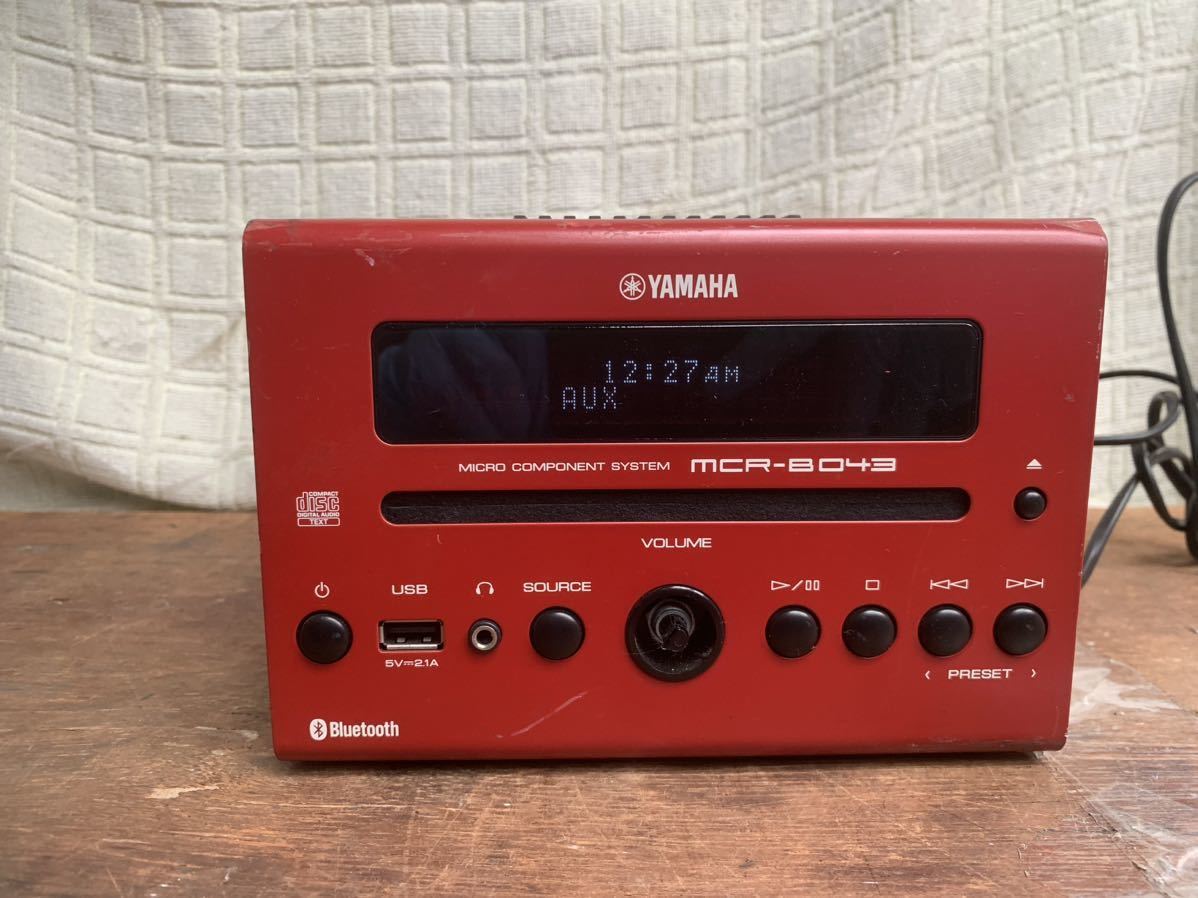 【傷や汚れあり】ヤマハ マイクロコンポ MCR-B043 Bluetooth対応 通電確認済み 一点のみ の落札情報詳細 - ヤフオク落札価格 ...