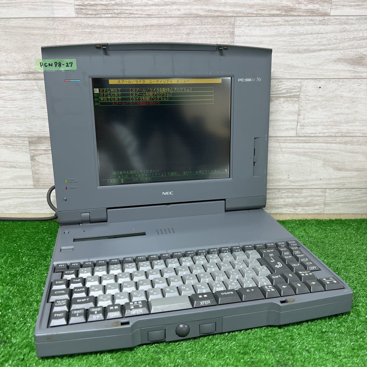 【傷や汚れあり】PCN98-376 激安 PC98 ノートブック NEC PC-9821Nr15/S14F 通電NG ジャンクの落札情報詳細 ...