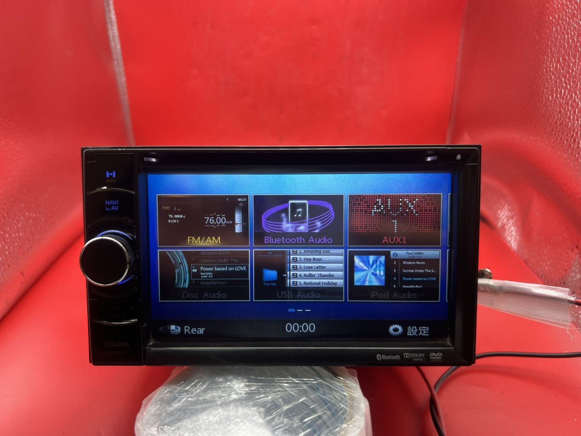 【目立った傷や汚れなし】即決★Clarion★NX501★WVGA/DVD/CD/USB/Bluetooth/ワンセグTV★AUX★クラリオン ...