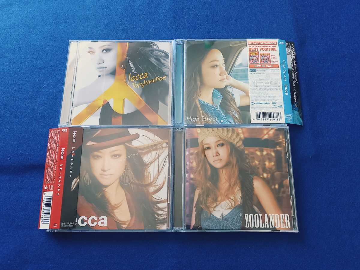 【目立った傷や汚れなし】☆良品☆ lecca [アルバム 4枚 セット] CD DVD まとめて｜パワーバタフライ｜ZOOLANDER｜TOP JUNCTION｜High Street｜レッカ ...