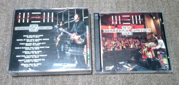 【やや傷や汚れあり】輸入盤4CD+2DVD：BEATLES/PAUL MCCARTNEY/’NEW’ PROMOTIONAL CONCERTS 2013/PICCAILLY CIRCUS ...